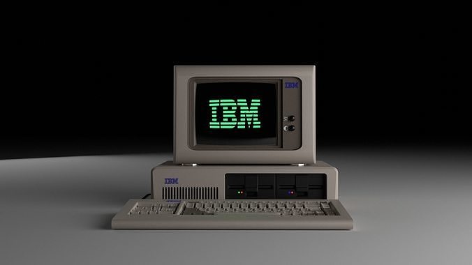 3D model Old Computer VR / AR / low-poly | CGTrader