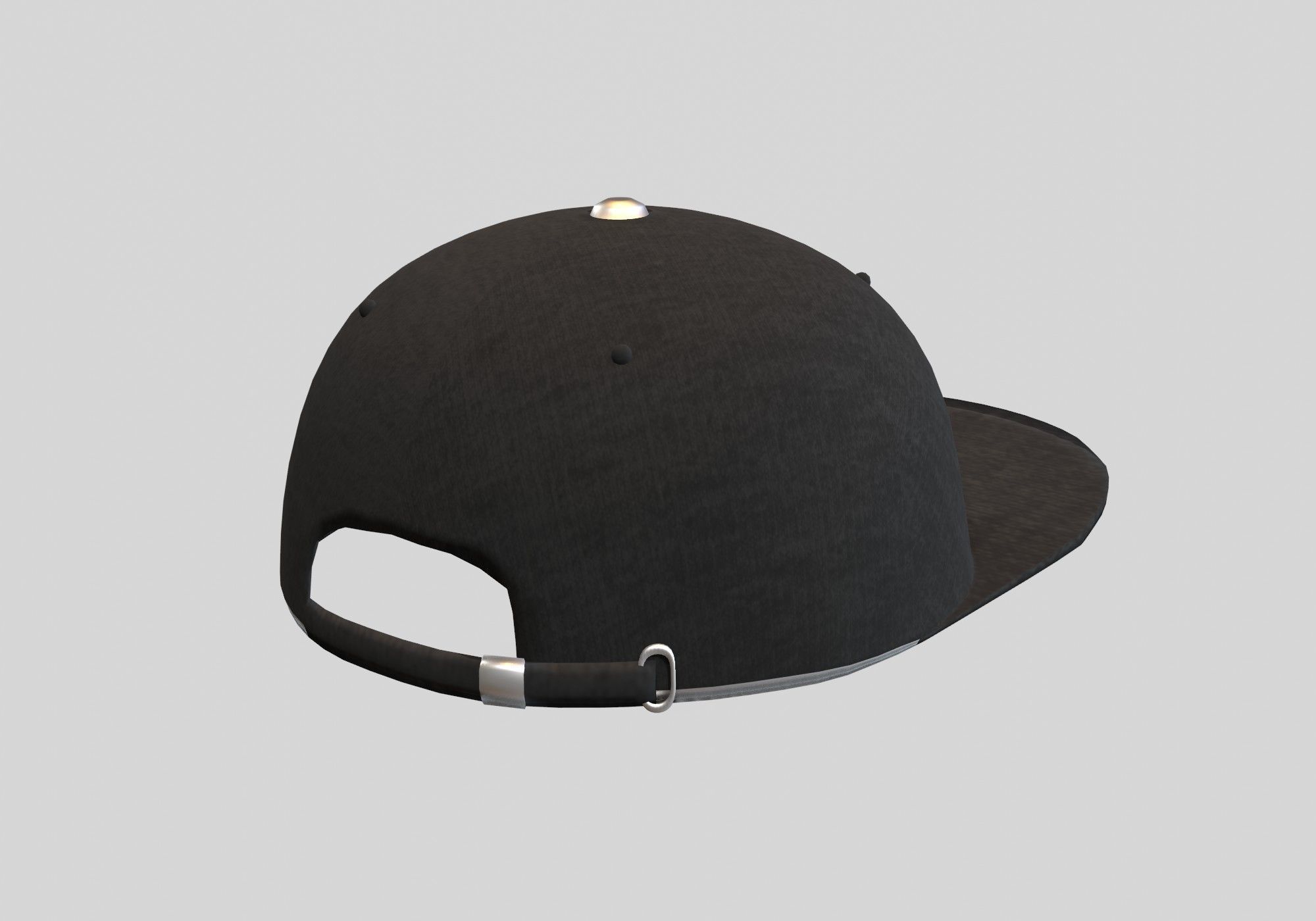 stylistic black cap 3D model | CGTrader