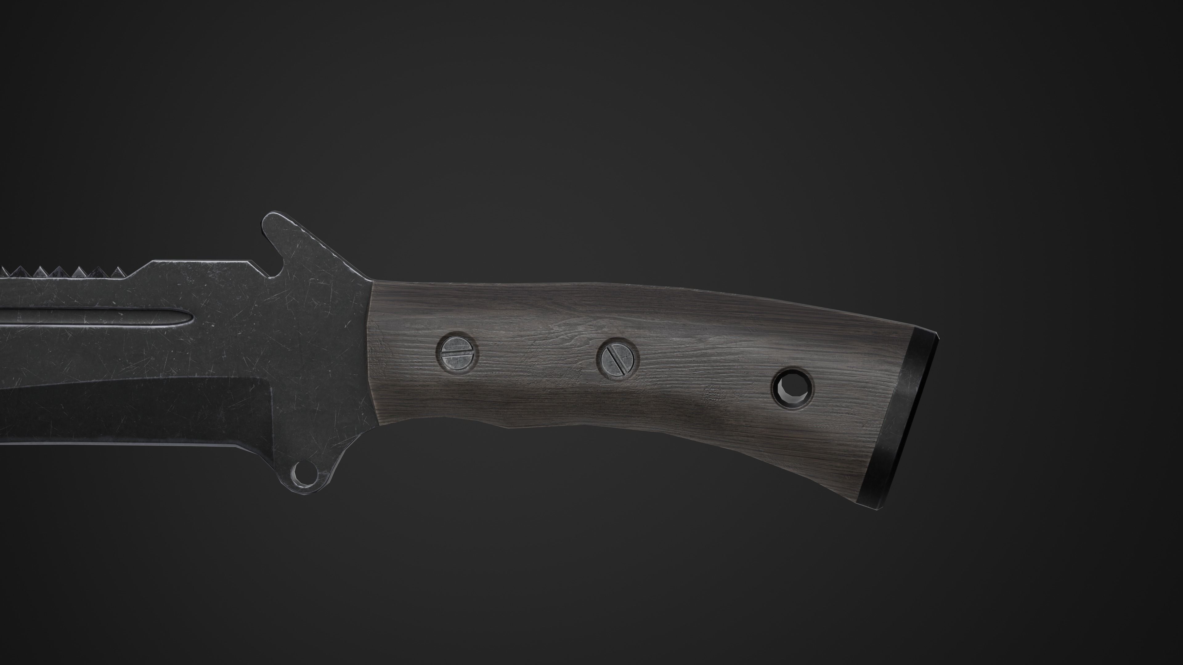 3D model Machete v2 VR / AR / low-poly | CGTrader
