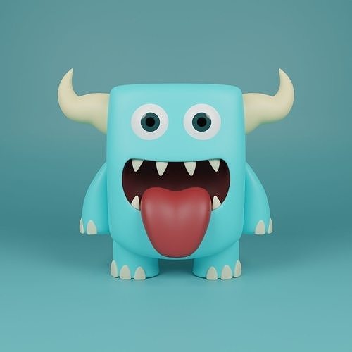 Little Monster 3D model | CGTrader