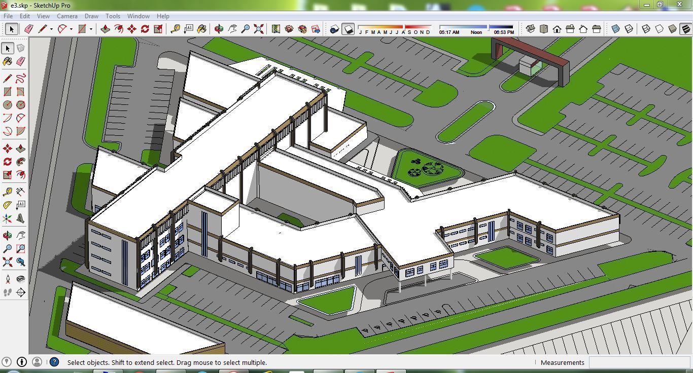 Sketchup Hospital E3 3D model | CGTrader