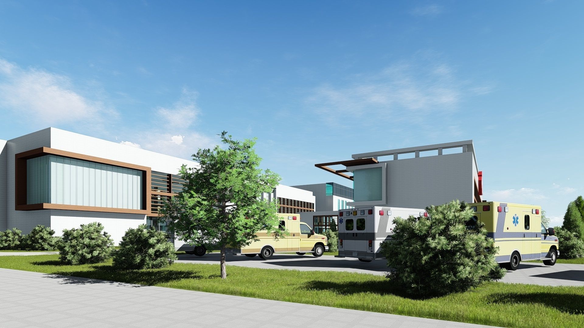 Sketchup Hospital F2 with Render and Lumion file 3D model | CGTrader