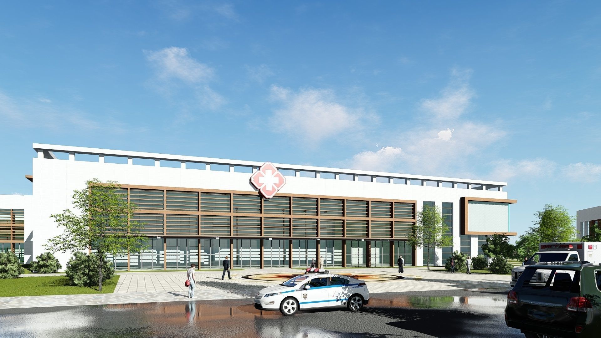 Sketchup Hospital F2 with Render and Lumion file 3D model | CGTrader