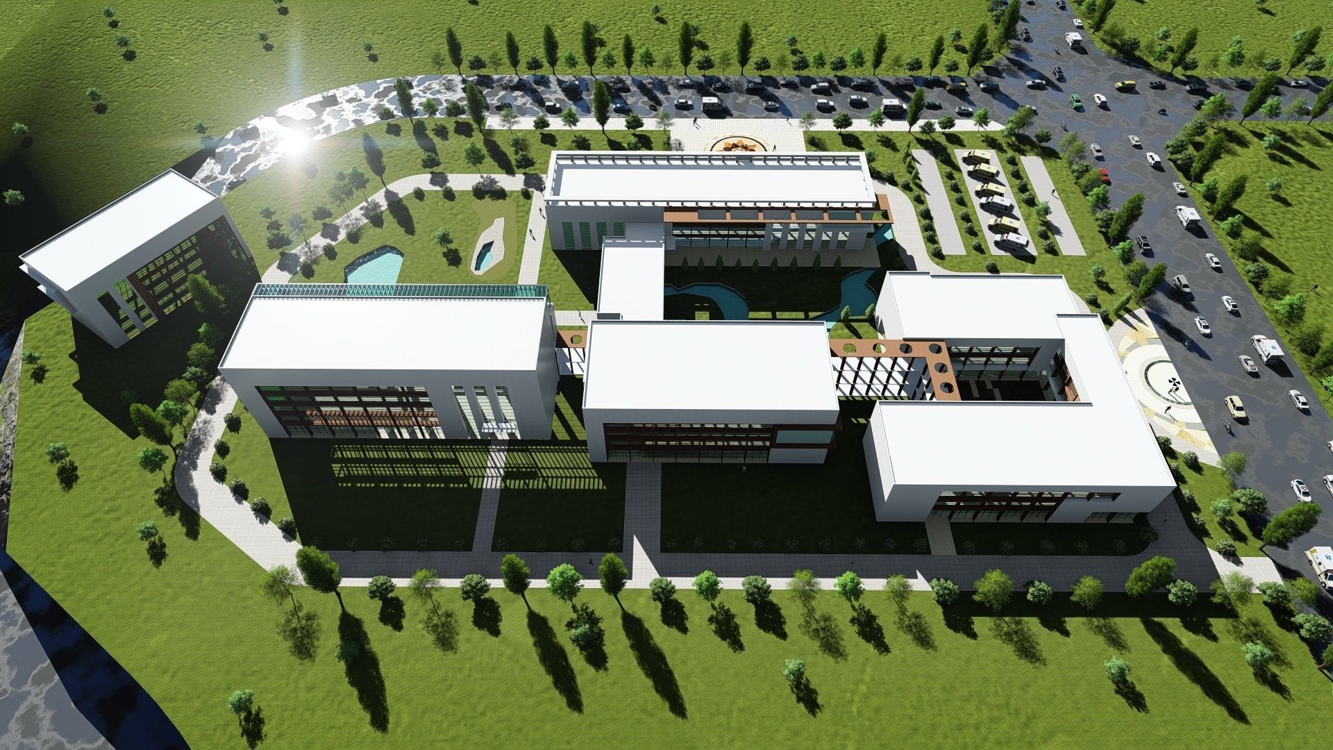 Sketchup Hospital F2 with Render and Lumion file 3D model | CGTrader