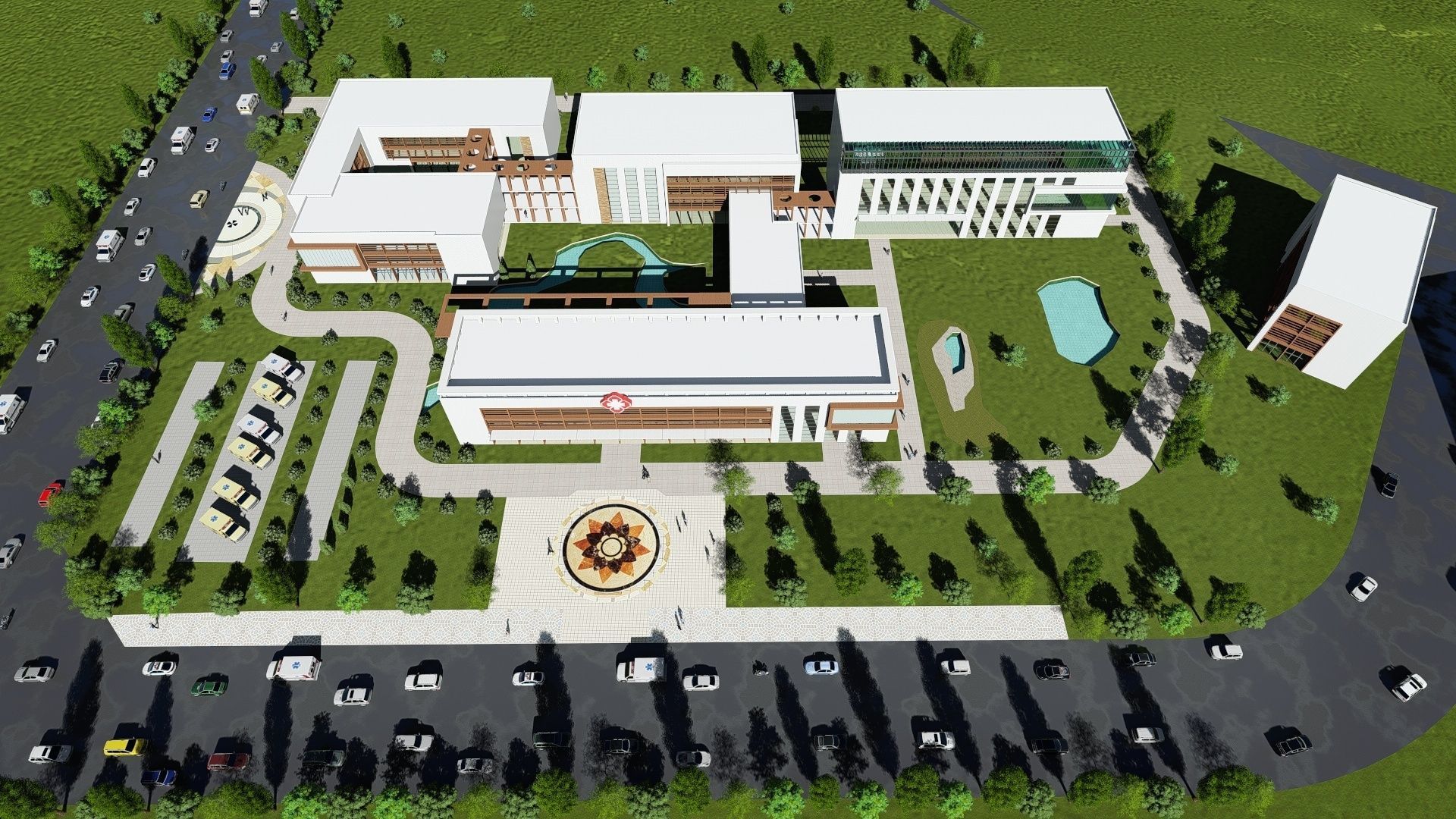 Sketchup Hospital F2 with Render and Lumion file 3D model | CGTrader