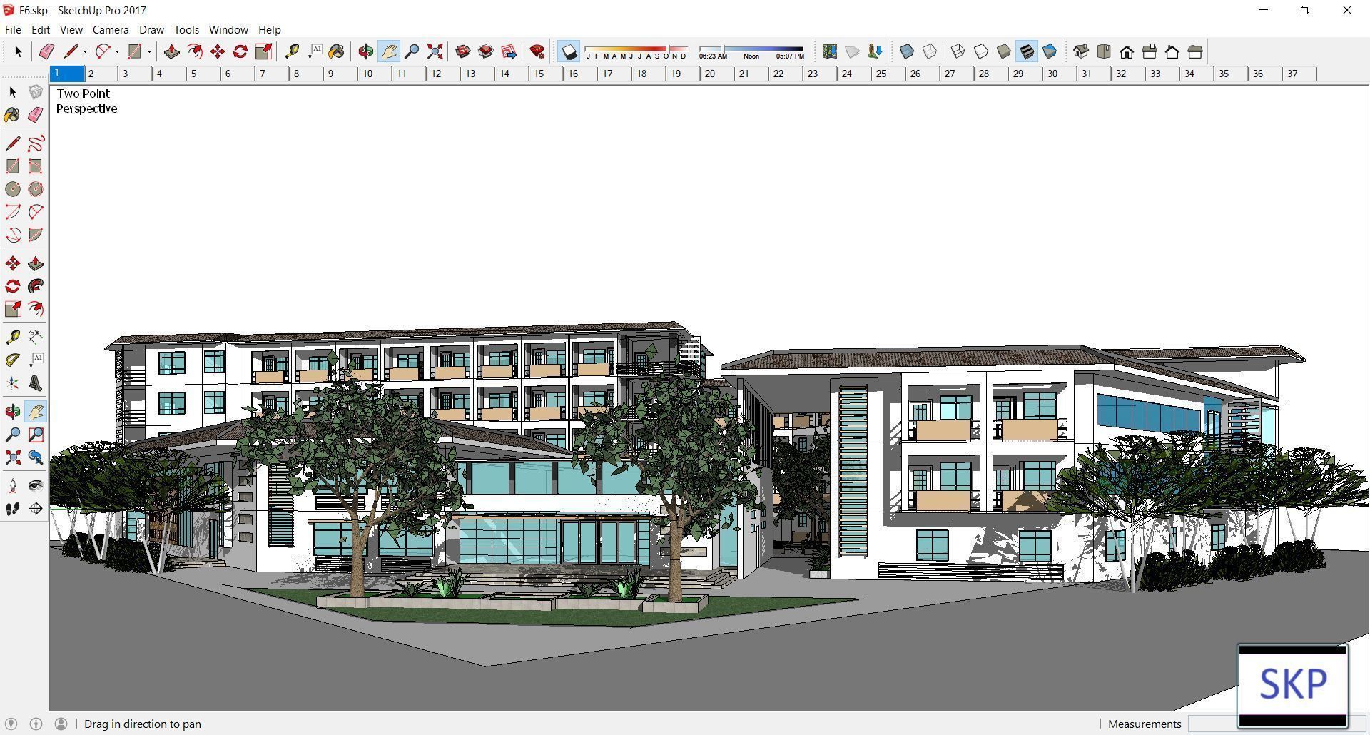 Sketchup Hospital F6 3D model | CGTrader