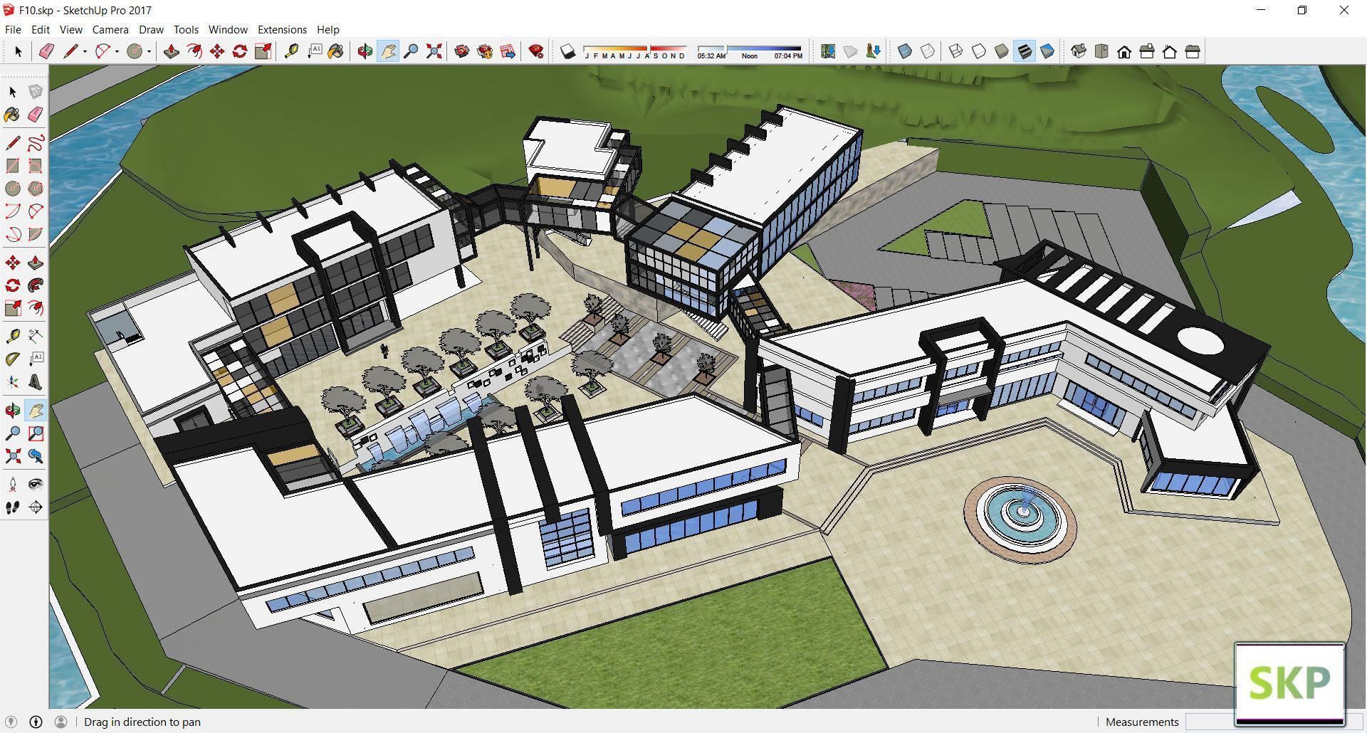 Sketchup Hospital F10 3D model | CGTrader