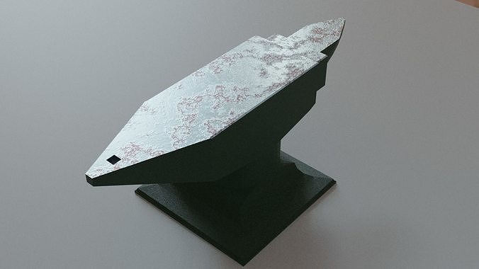 3D model Old green anvil VR / AR / low-poly | CGTrader