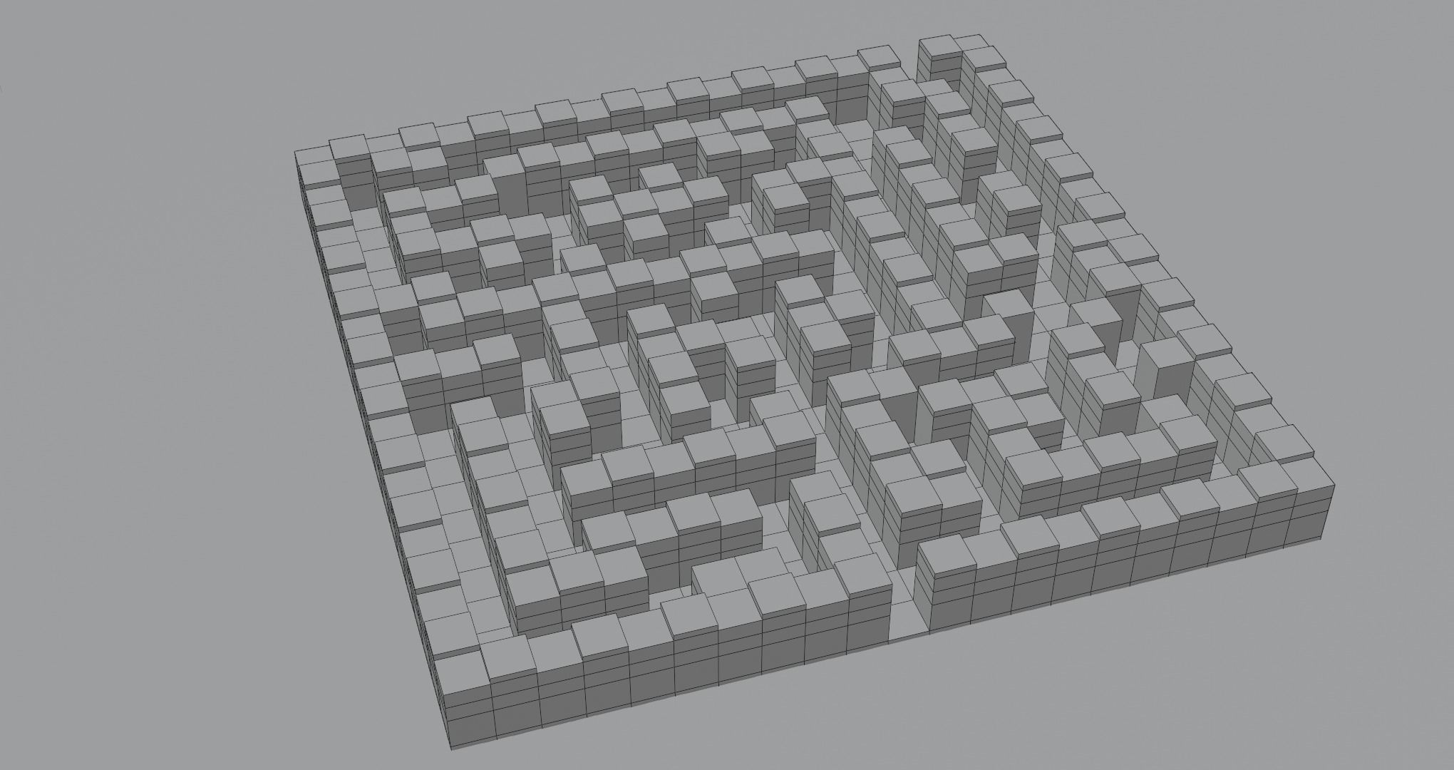3D model Cyber Maze v1 VR / AR / low-poly | CGTrader