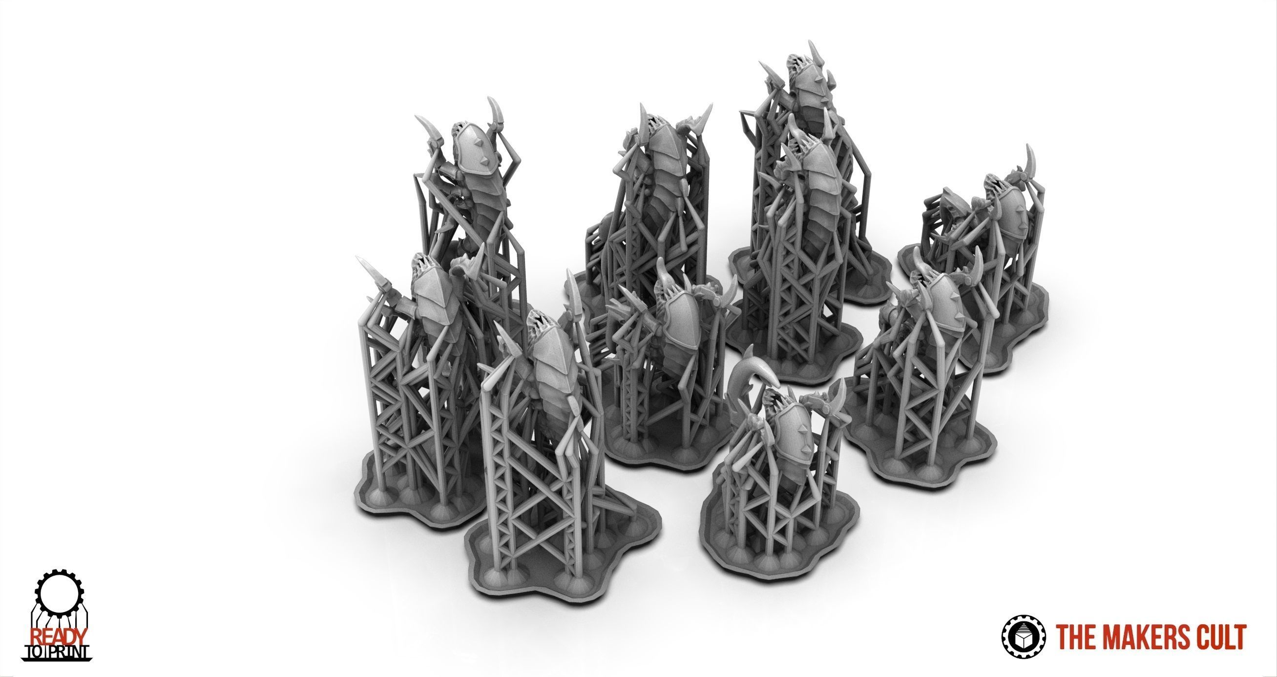 Iron Hive - Larvas 3D model 3D printable | CGTrader