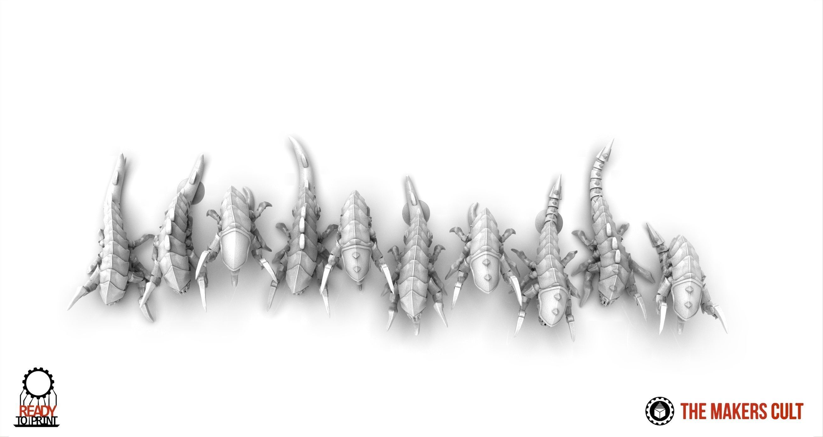 Iron Hive - Larvas 3D model 3D printable | CGTrader