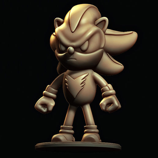 Shadow the Hedgehog 3D model 3D printable | CGTrader