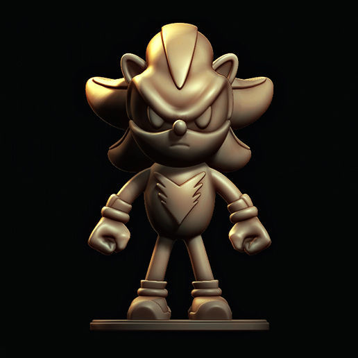 Shadow the Hedgehog 3D model 3D printable | CGTrader