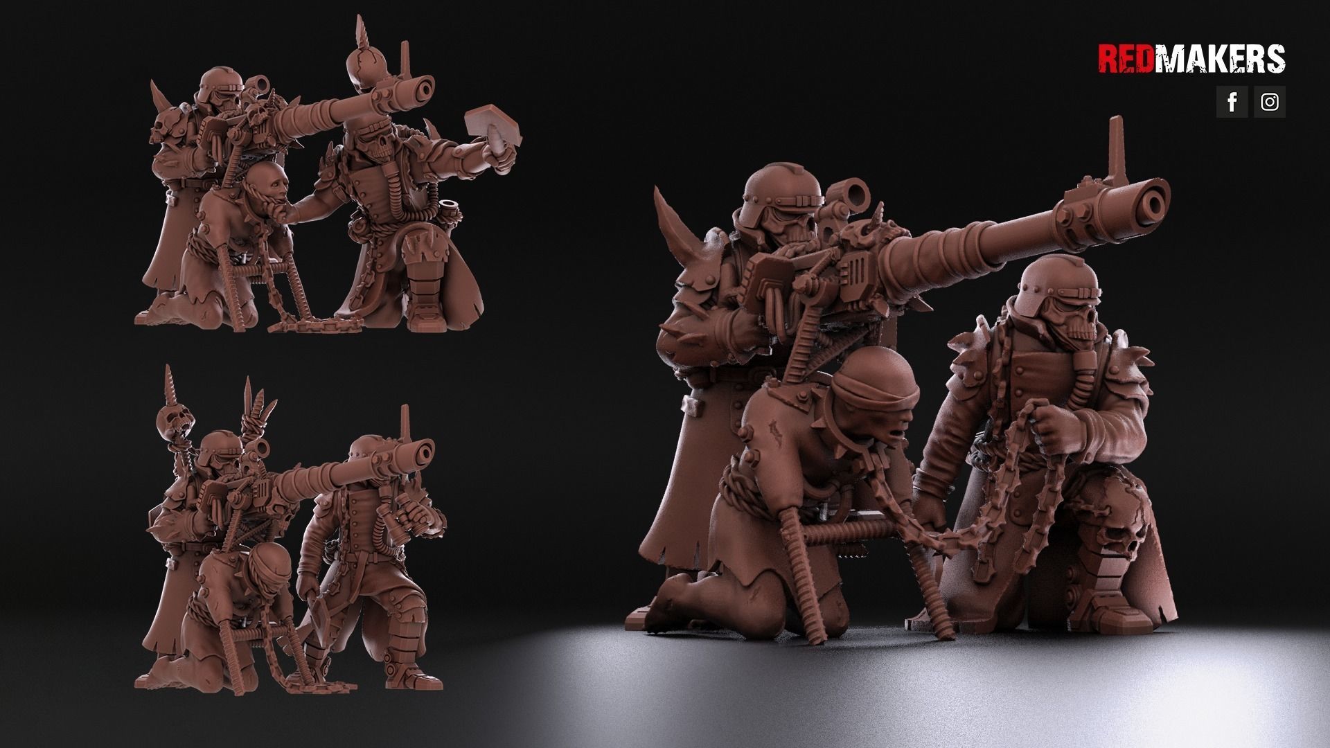 Renegade Death Division - Heavy Support Squad - Heretics 3D model 3D ...