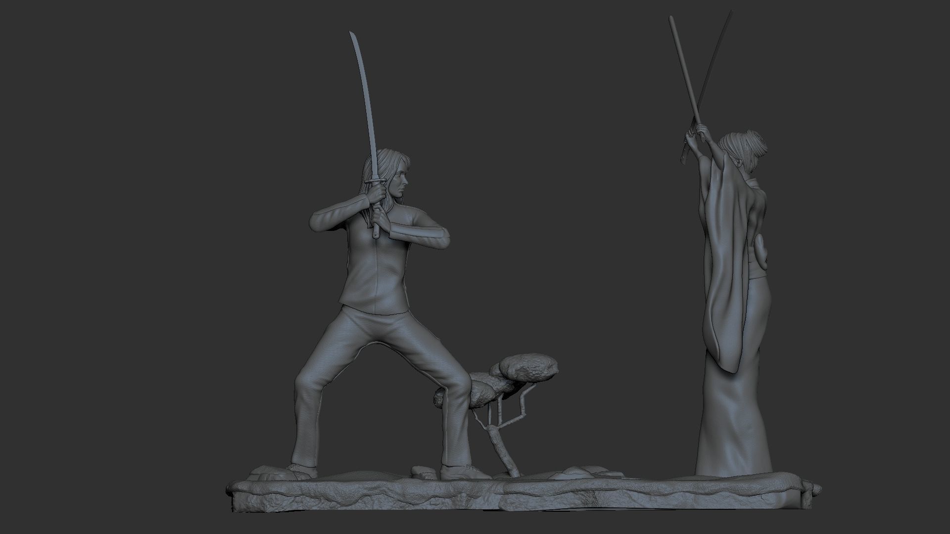 Kill Bill Diorama 3D model 3D printable | CGTrader