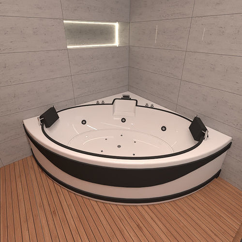 CORNER JACUZZI 3D model | CGTrader
