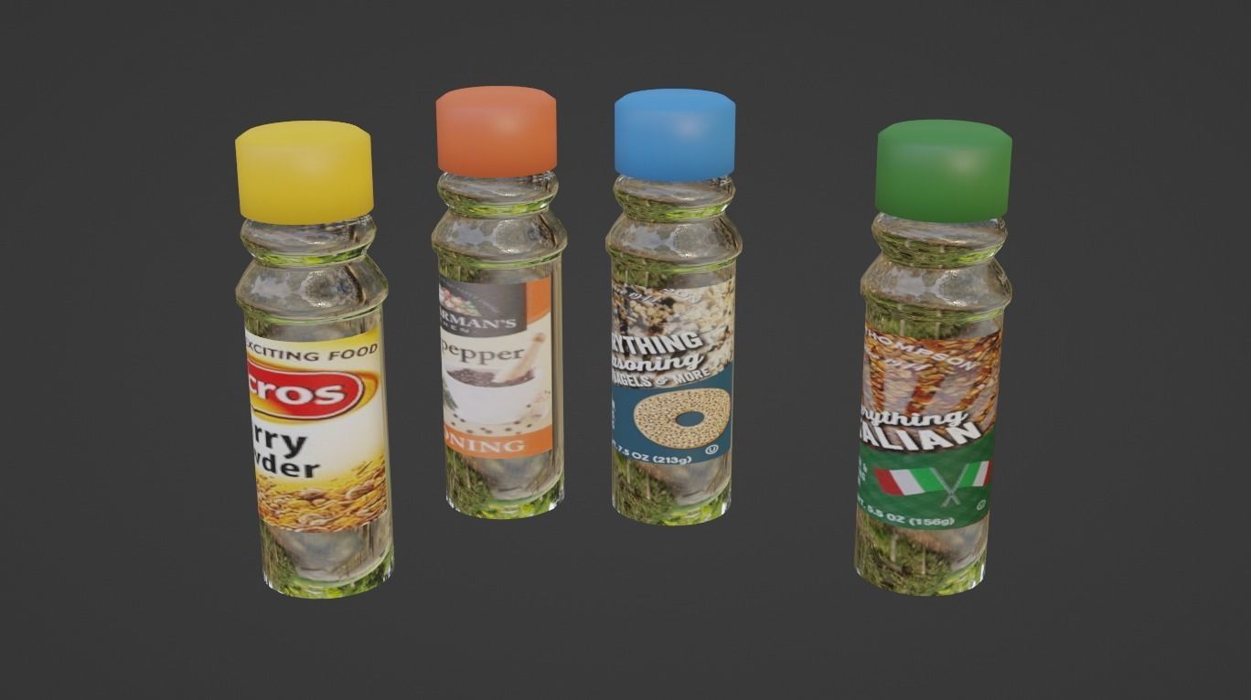 Seasoning free VR / AR / low-poly 3D model | CGTrader