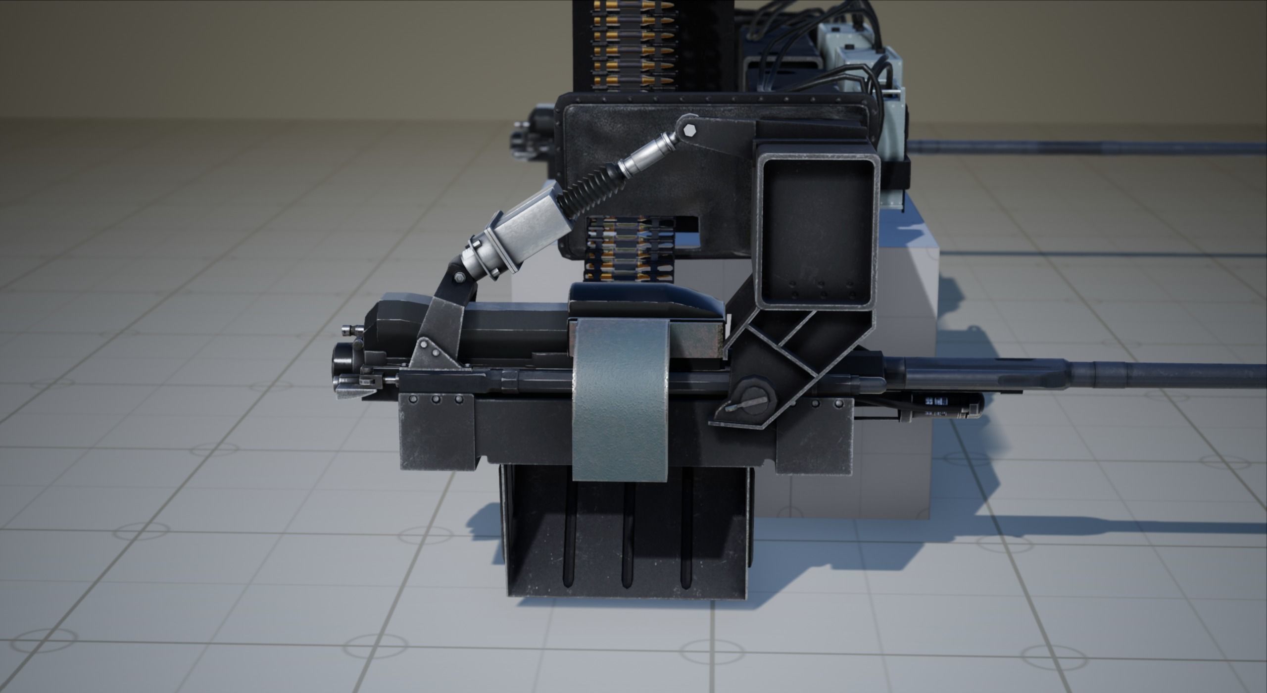 3D model Autocannon for a Helicopter VR / AR / low-poly | CGTrader