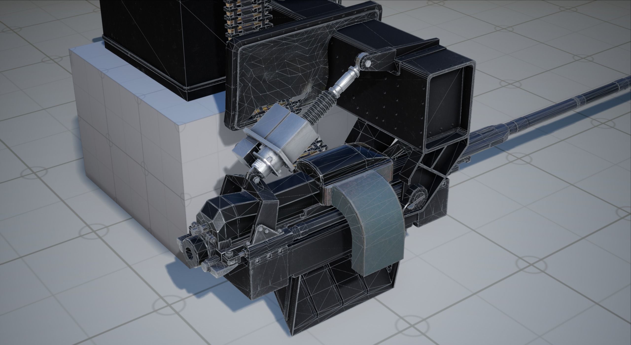 3D model Autocannon for a Helicopter VR / AR / low-poly | CGTrader