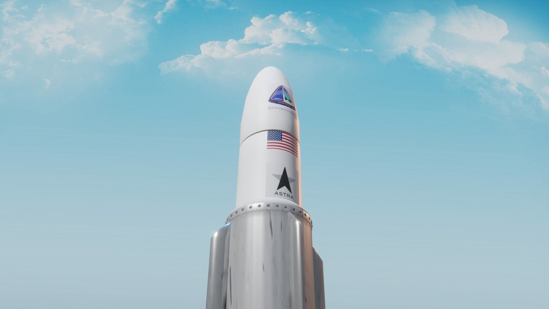 3D model Astra Rocket 3 VR / AR / low-poly | CGTrader