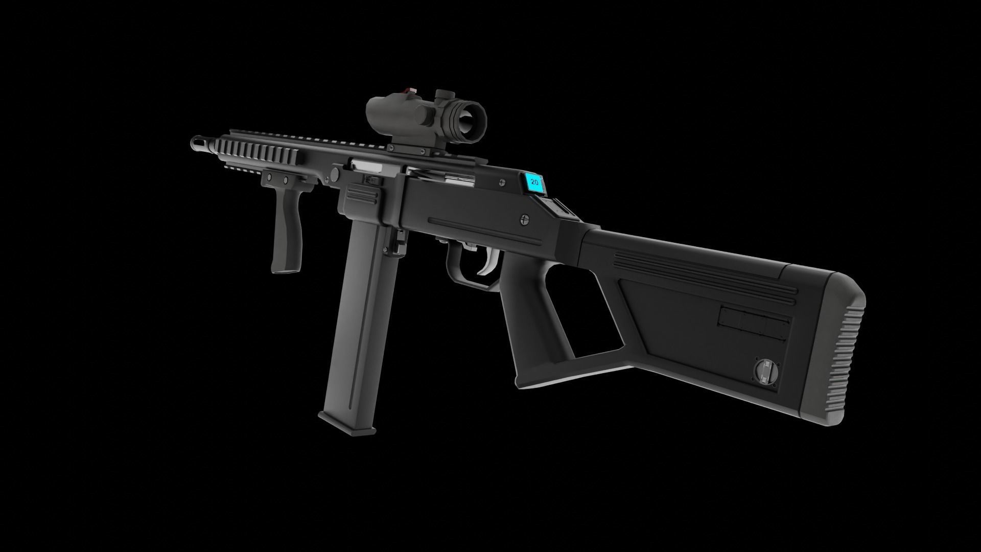 PPSH Modified free 3D model | CGTrader