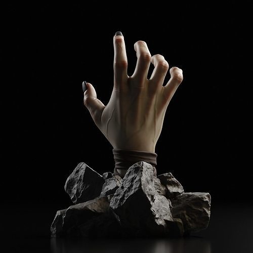 Creature Hand 3D model 3D printable | CGTrader