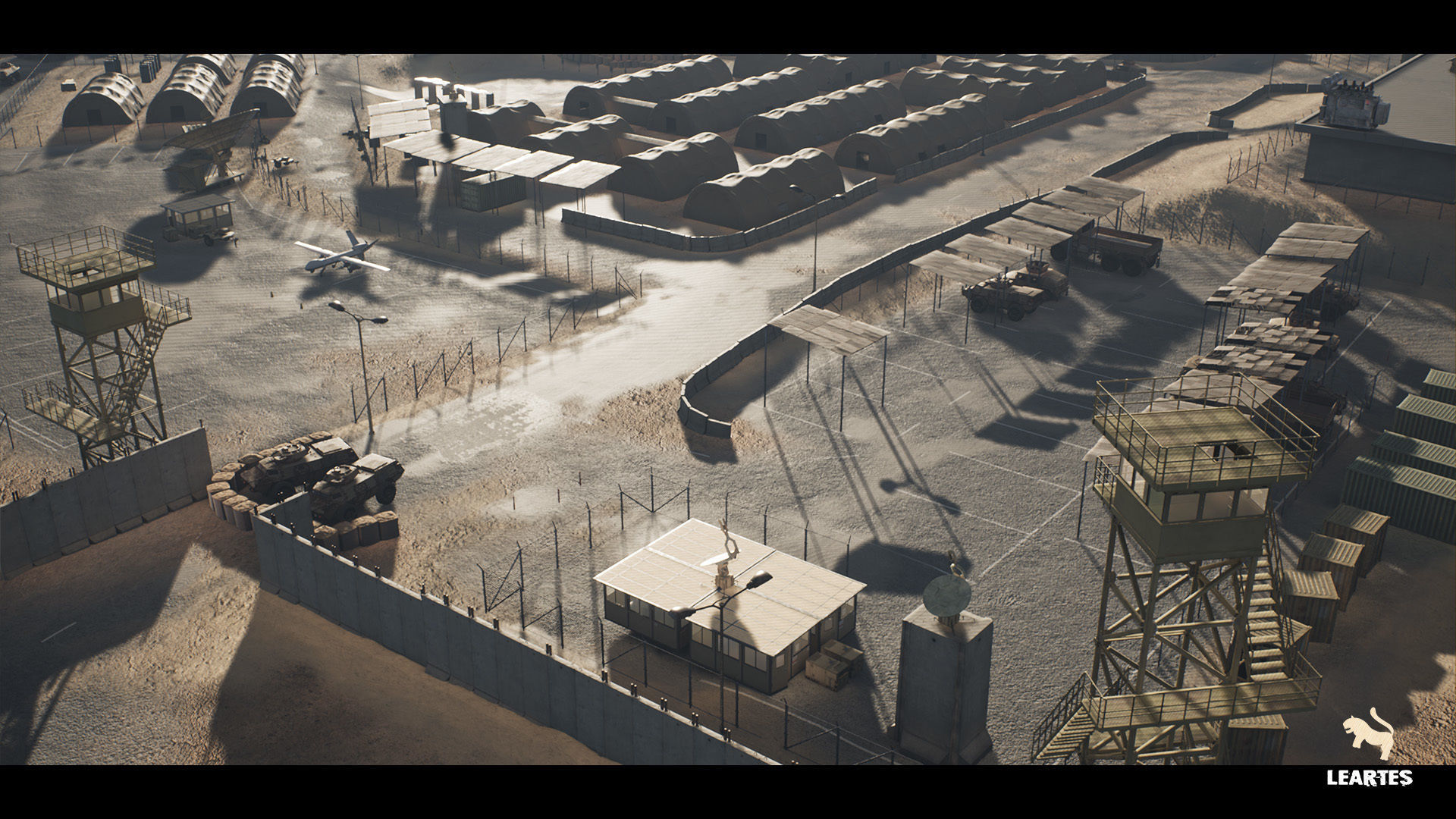 3D model Military Base Megapack VR / AR / low-poly | CGTrader