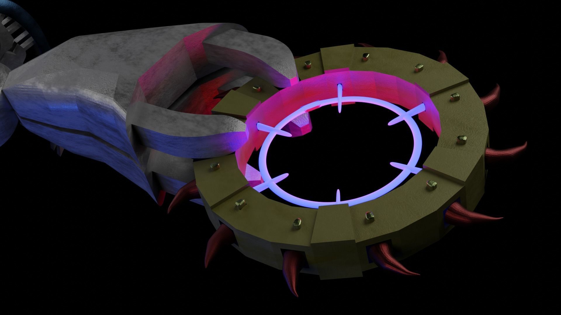 Giant Scorpion Robot with Flamethrower and Saw 3D model | CGTrader