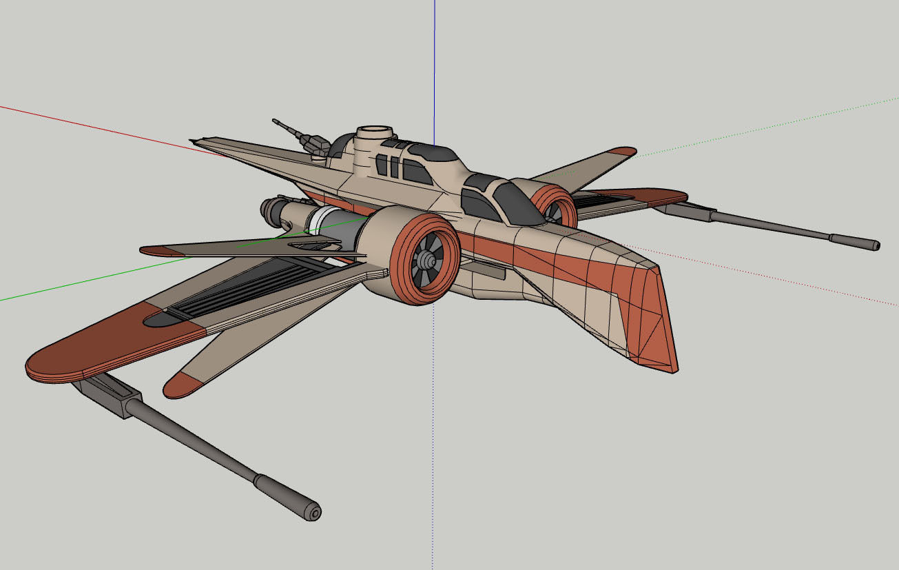 Star Wars ARC-170 3D model | CGTrader