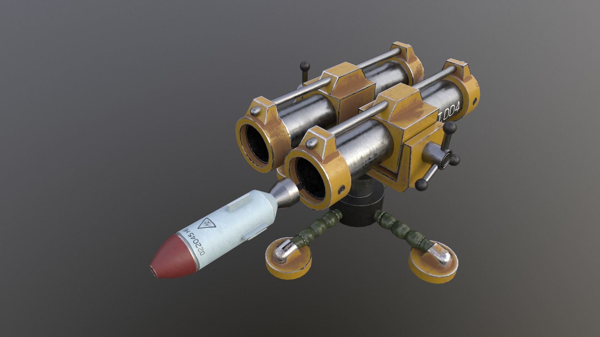 3D model A set of defense towers Ready to be loaded into the game ...