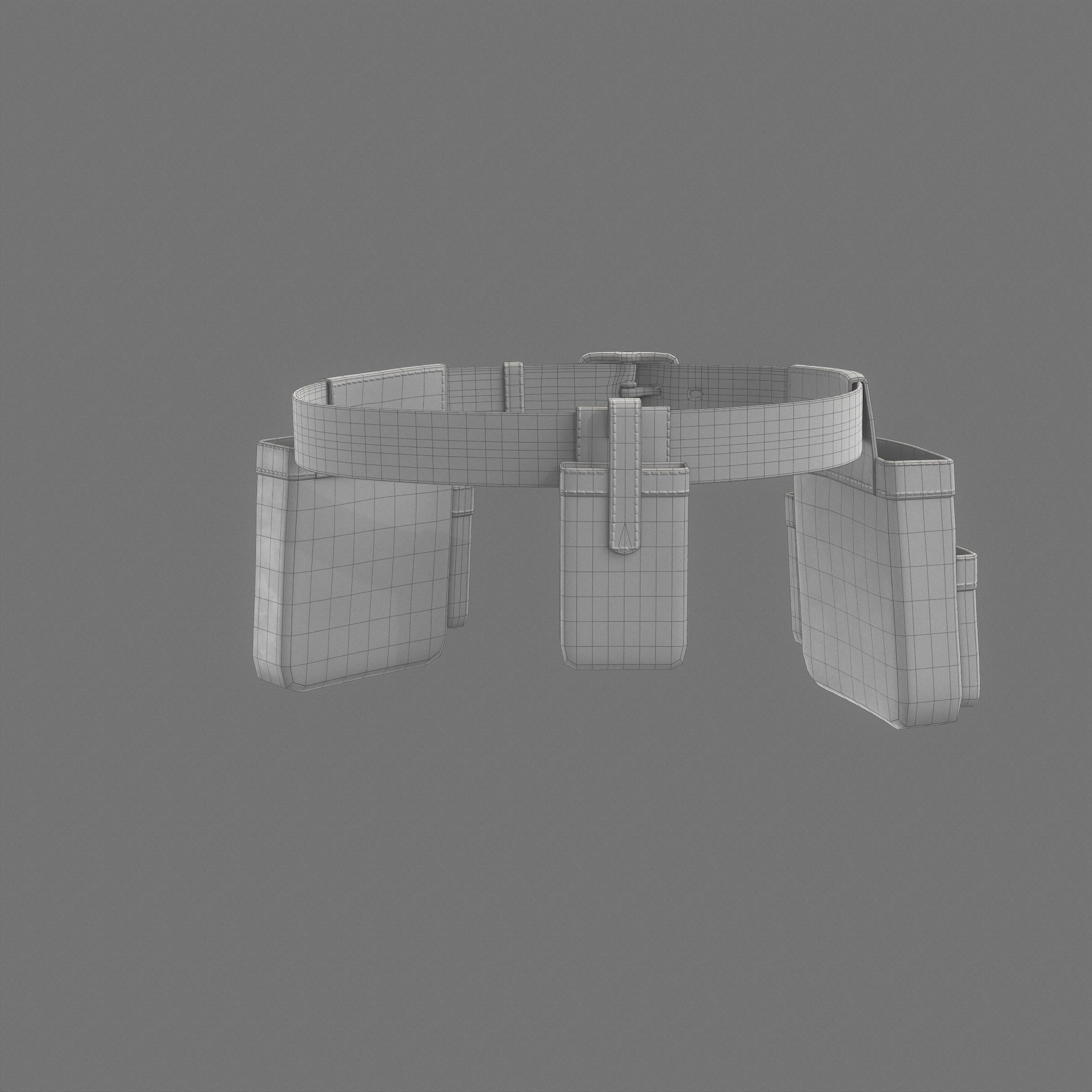3D model Tool Belt Game Ready VR / AR / low-poly | CGTrader