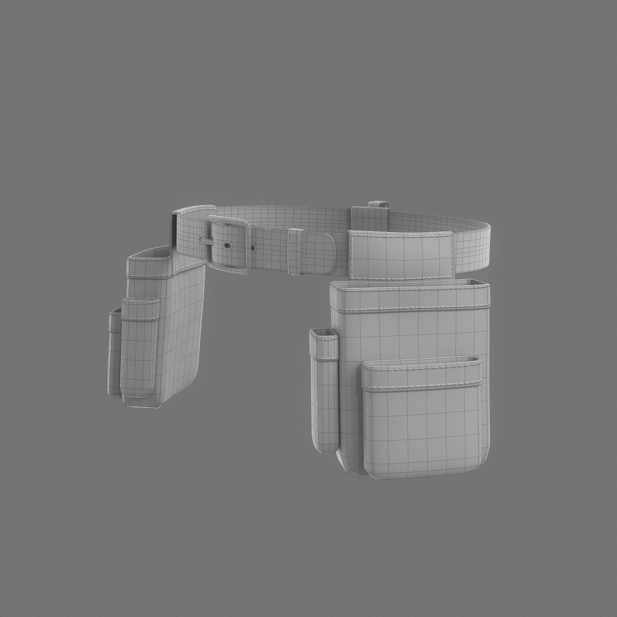 3D model Tool Belt Game Ready VR / AR / low-poly | CGTrader