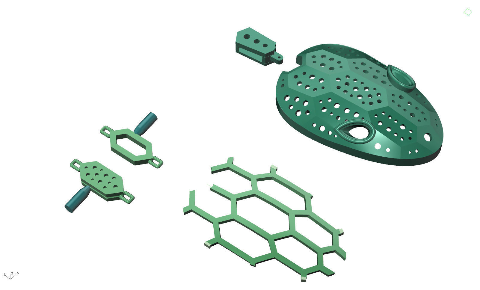 Snake Head Pendant 3D model 3D printable | CGTrader