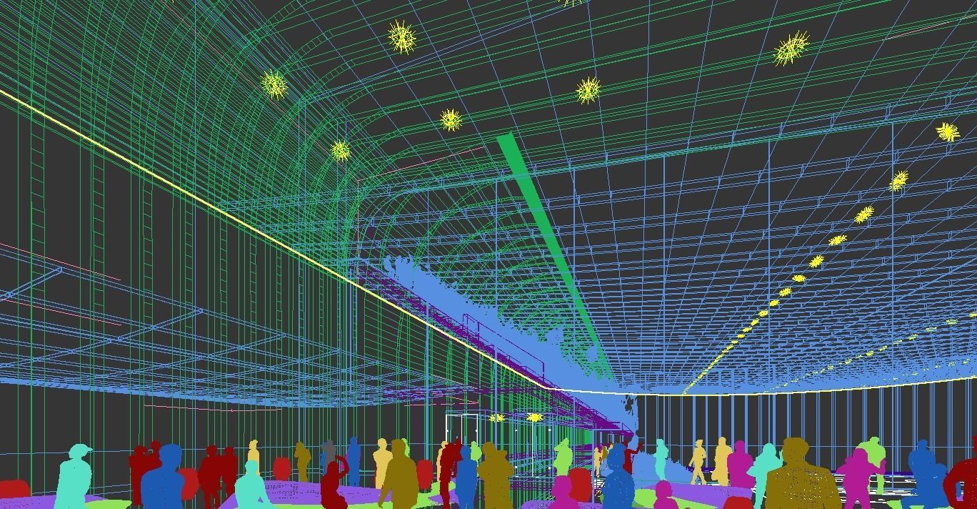 Futuristic Stadium 3d model 3D model | CGTrader