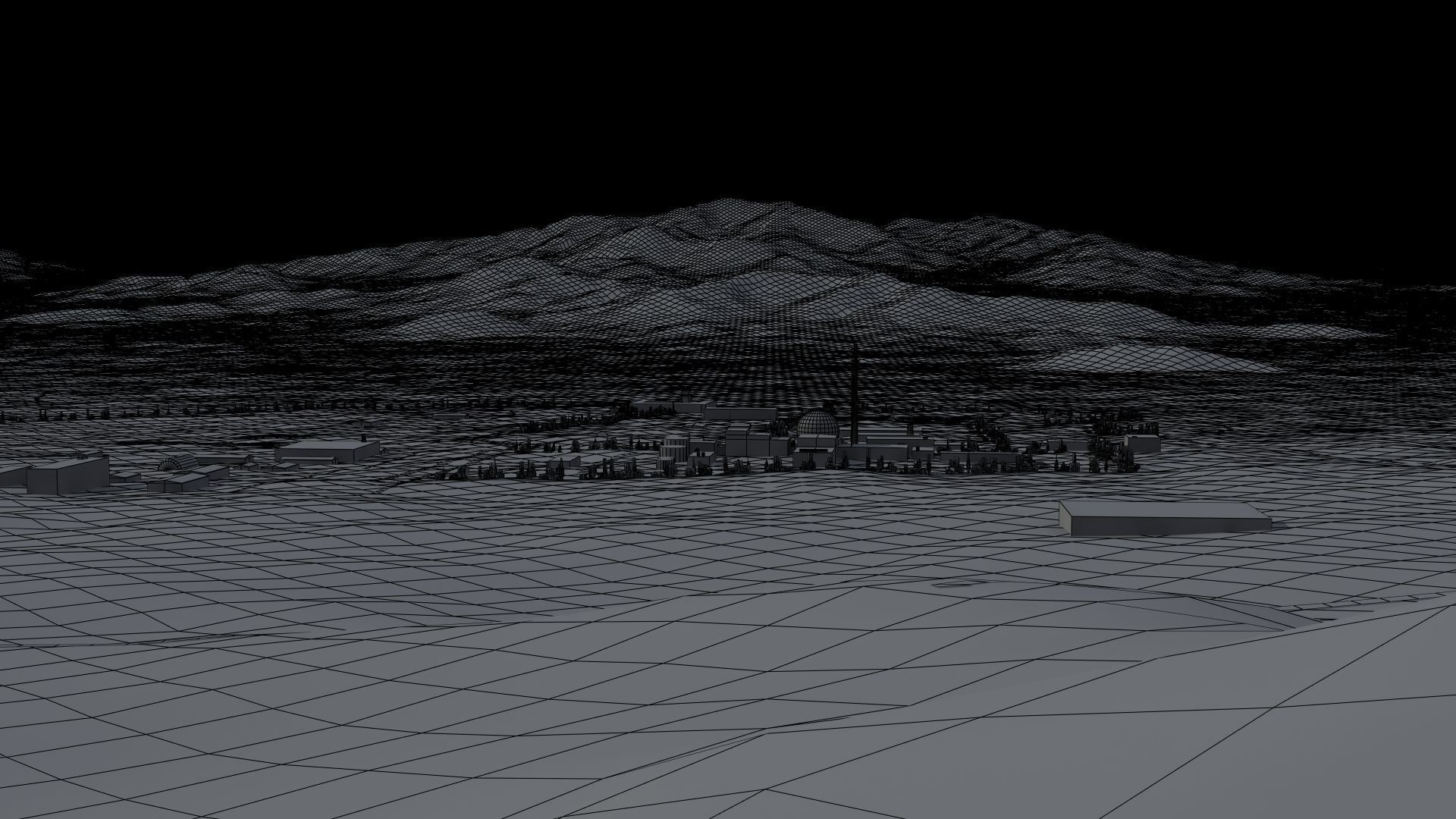 Desert Research Facility 3D model | CGTrader