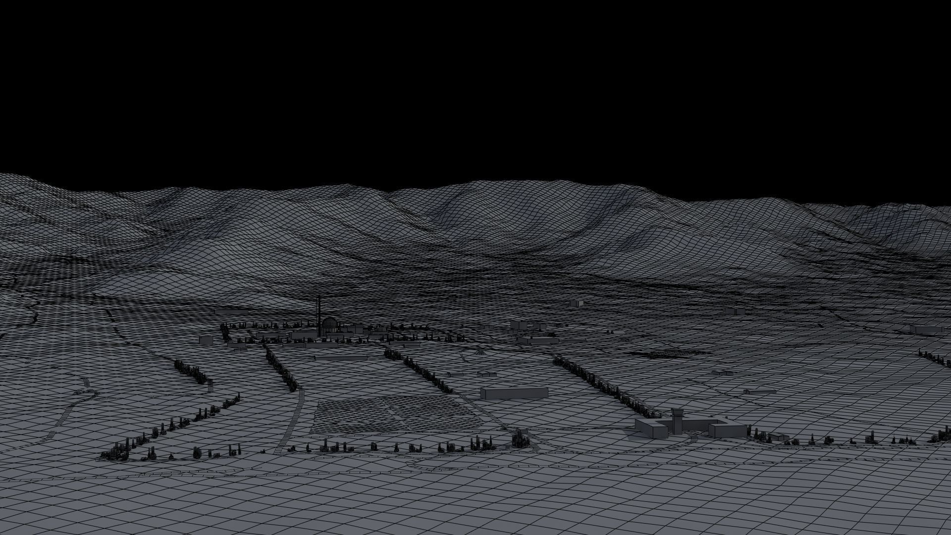 Desert Research Facility 3D model | CGTrader