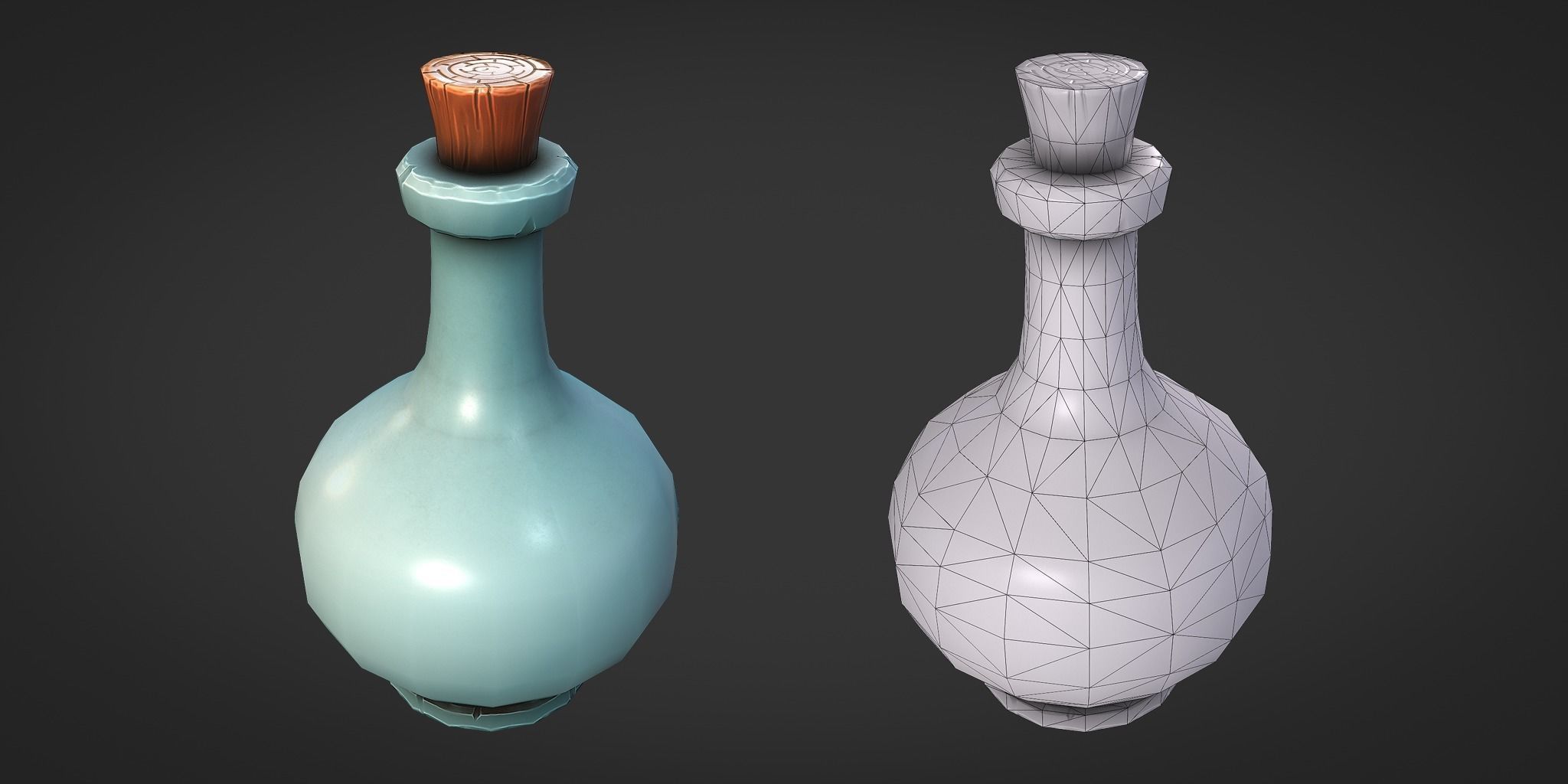 3D model Stylized Potion VR / AR / low-poly | CGTrader