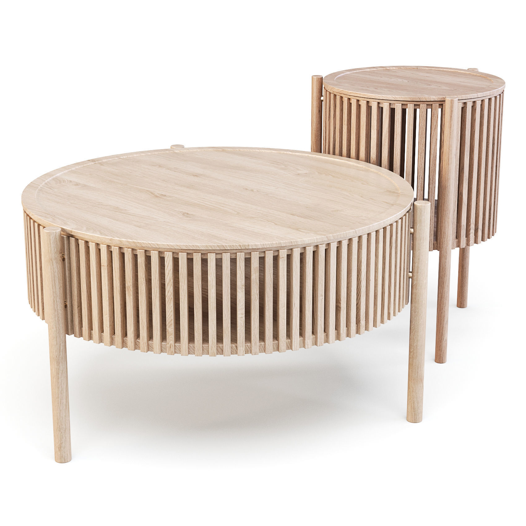 Bolia Story - Coffee and Side Table 3D model | CGTrader