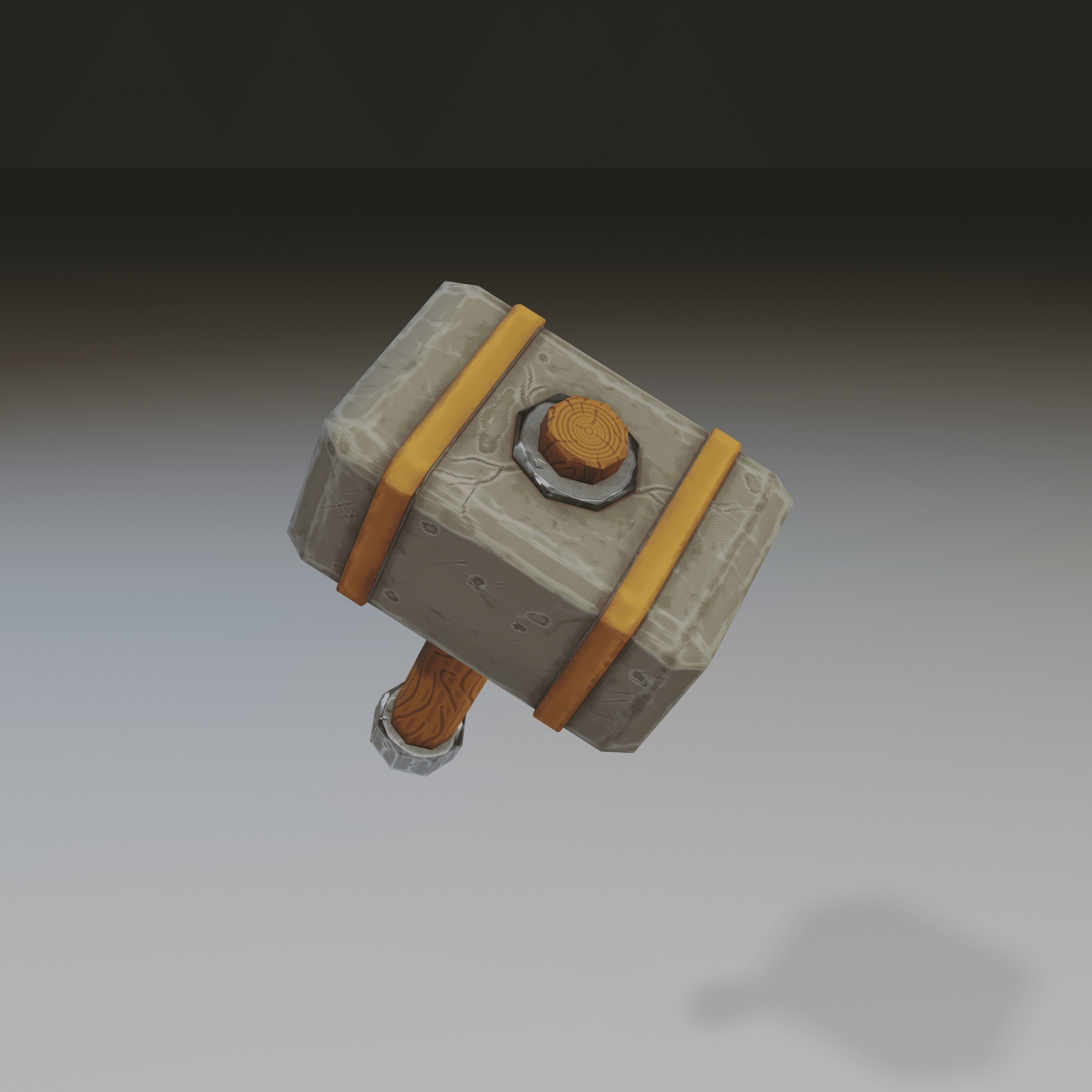 Stylized Hammer free VR / AR / low-poly 3D model | CGTrader