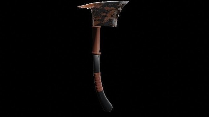 3D model Rusty axe VR / AR / low-poly | CGTrader
