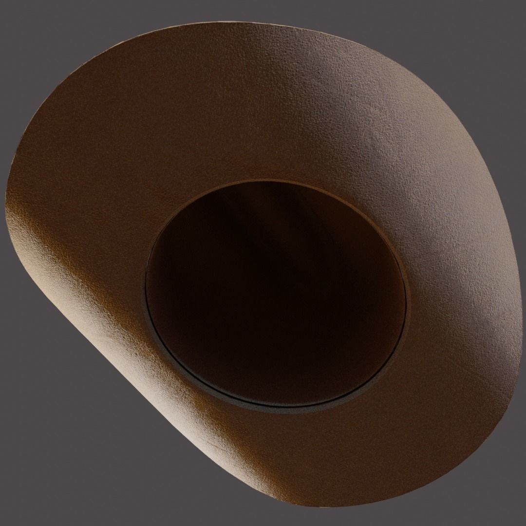 Stetson Western Hat 3D model | CGTrader