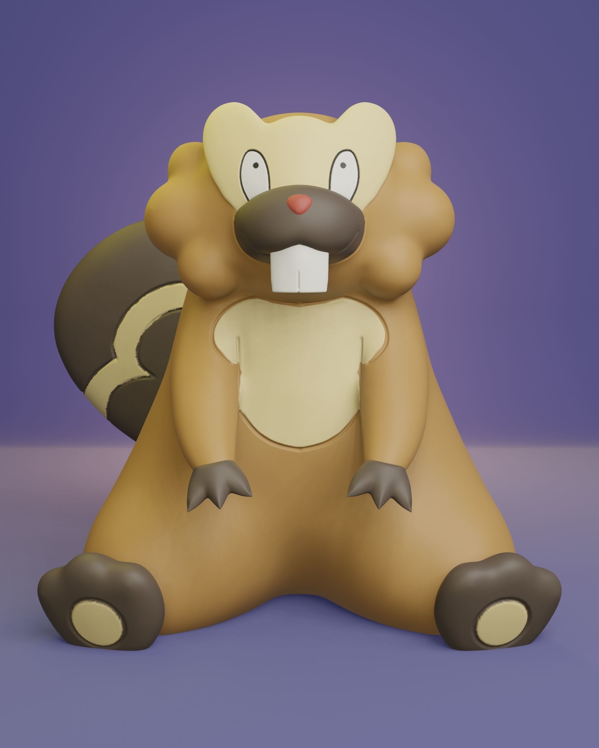 Pokemon - Bibarel 3D model 3D printable | CGTrader