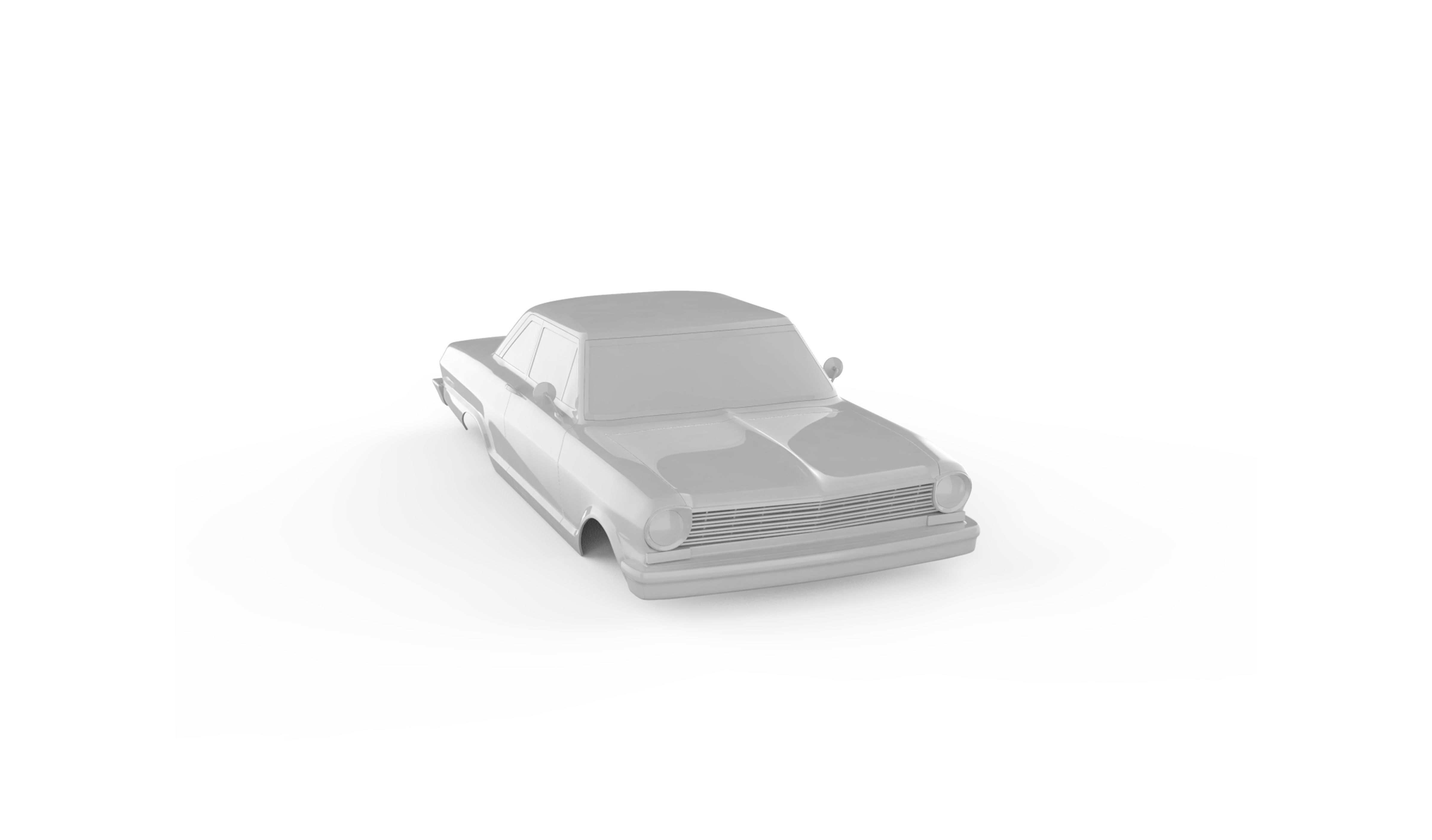 1964 Chevy II Nova 3D model 3D printable | CGTrader