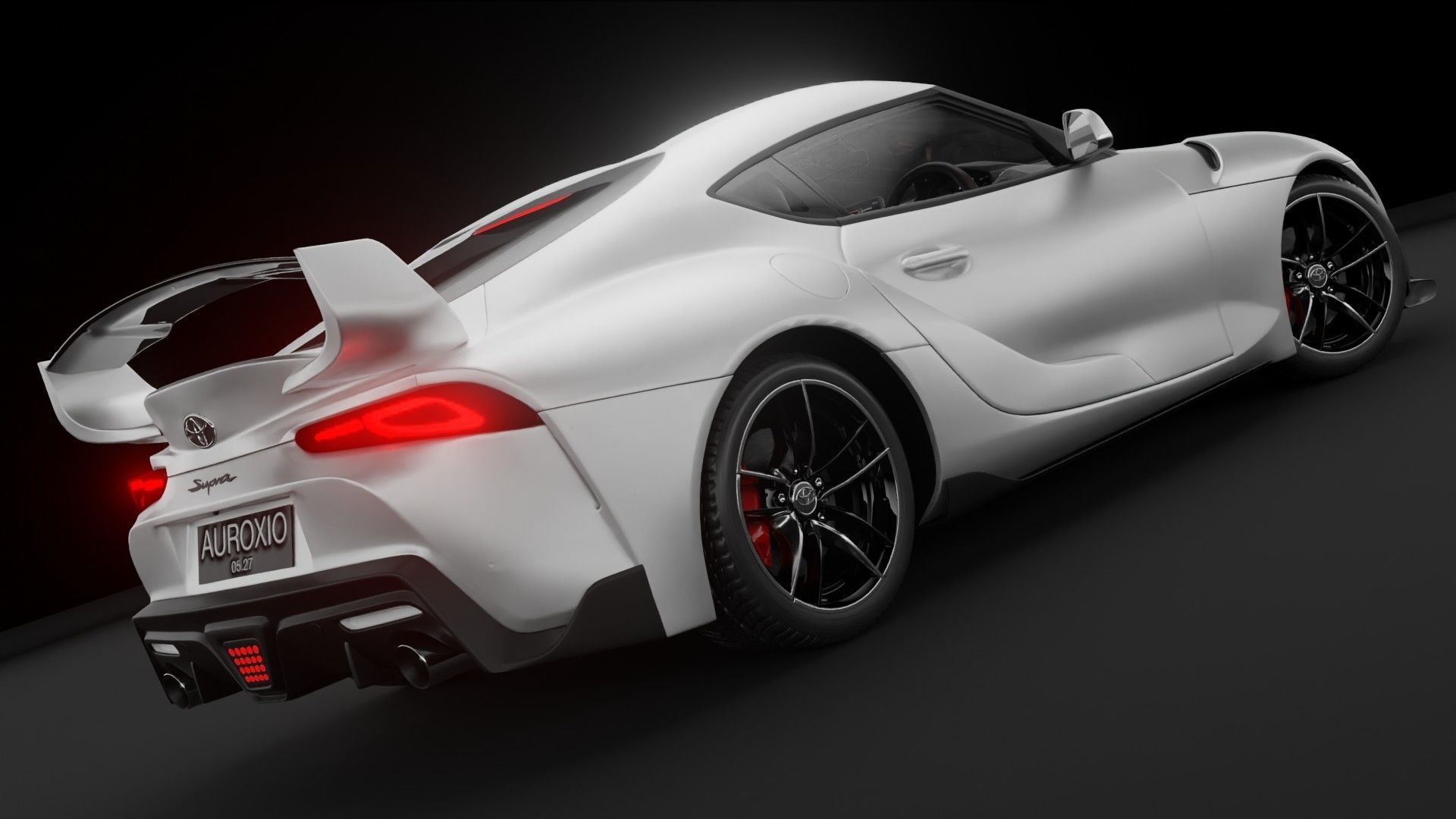 2020 Toyota Supra MK5 A90 free 3D model rigged | CGTrader