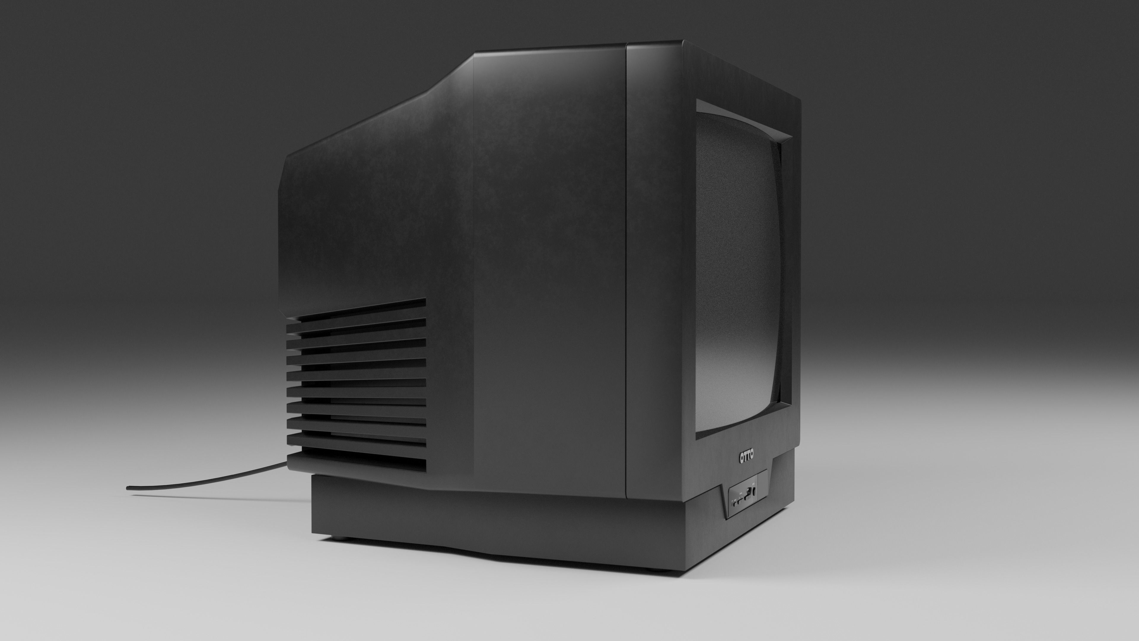 3D model 90s TV Animated Screen VR / AR / low-poly | CGTrader