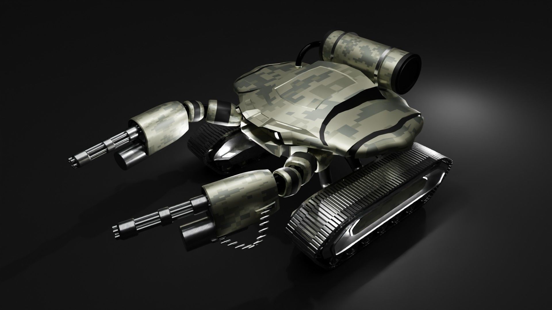 Military Crab Vehicle 3D model animated | CGTrader