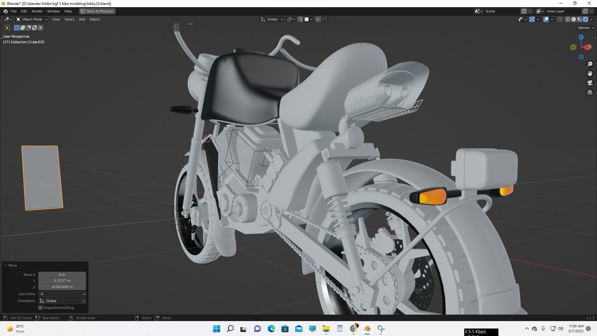 kgf chapter 3 updated version rocky bike 3D model | CGTrader