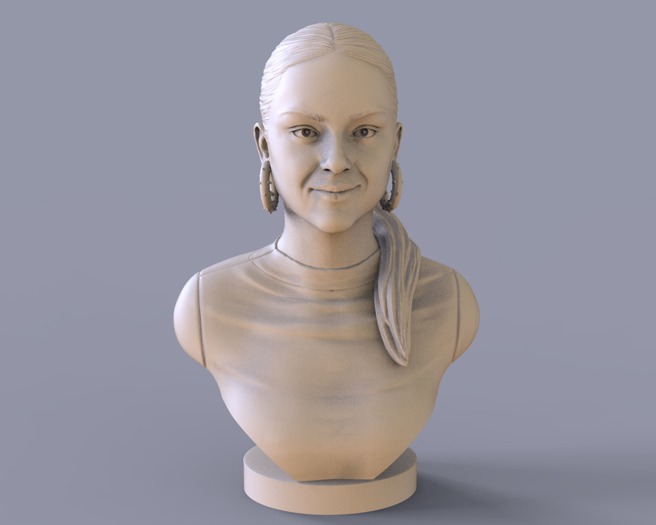 Olivia Rodrigo Bust 3D model 3D printable | CGTrader