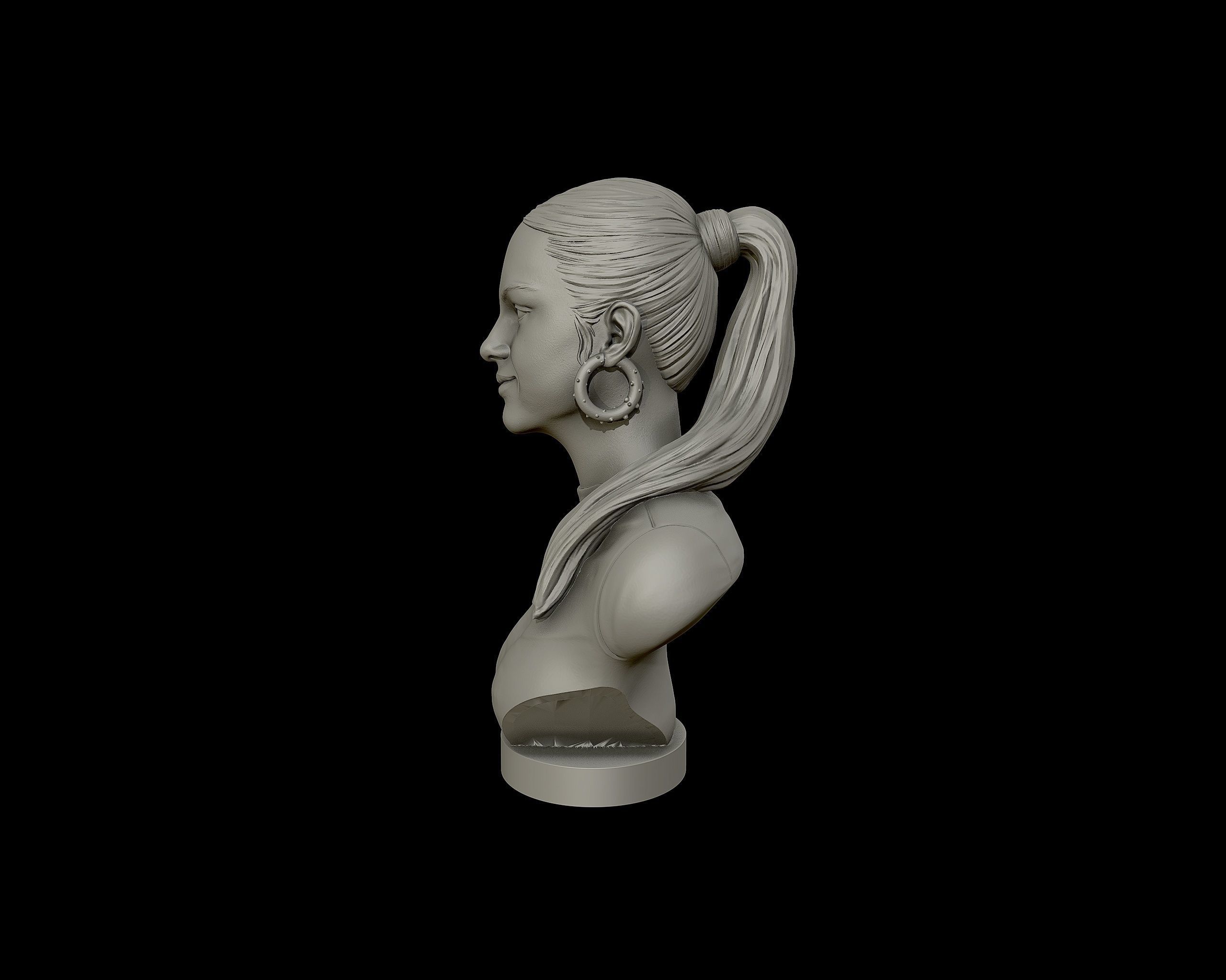 Olivia Rodrigo Bust 3D model 3D printable | CGTrader