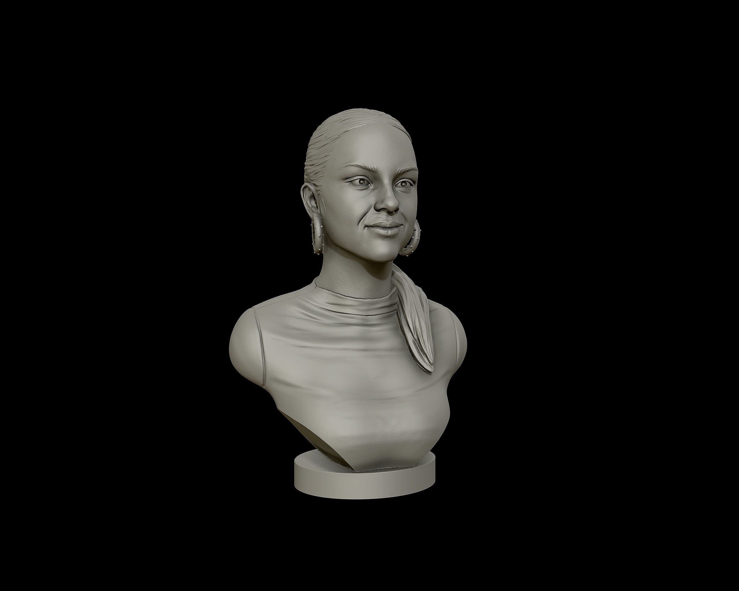 Olivia Rodrigo Bust 3D model 3D printable | CGTrader